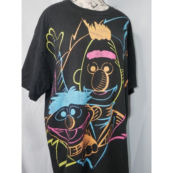 Vintage | Shirts | Vintage Bert And Ernie From Sesame Street Tee Shirt ...